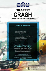 Traffic Crash Investigating and Reporting : Caribbean Maritime University